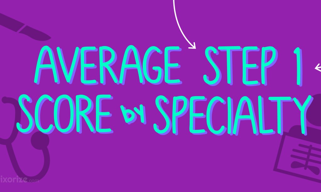 Average USMLE Step 1 Score by Specialty – Pixorize Blog